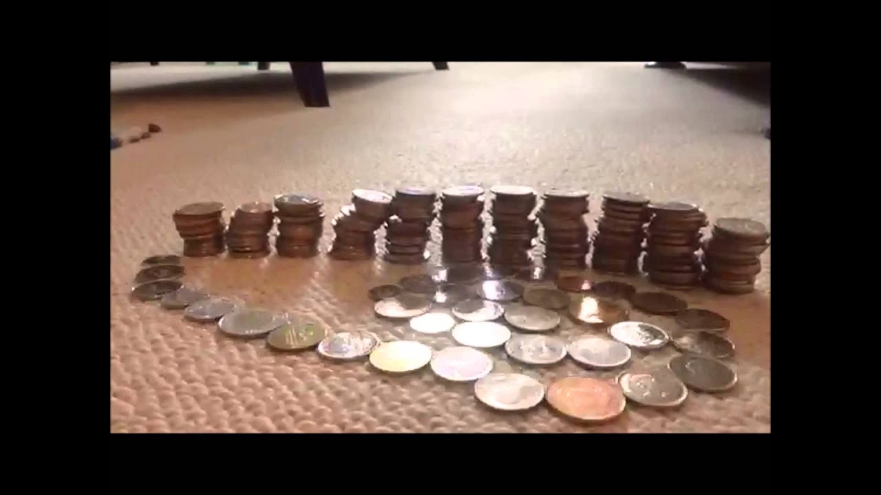 Stop Motion GREAT WALL OF COINS - YouTube