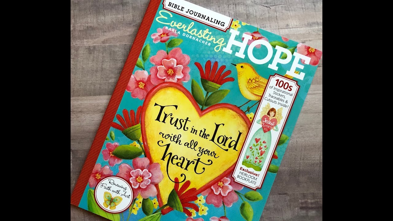 Everlasting Hope (Bible Journaling) Book Review GIVEAWAY CLOSED - YouTube