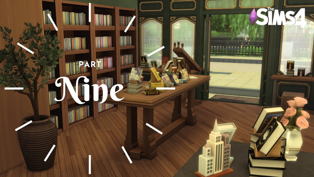I built a BOOKSHOP📚 | Let's Build a Village Part 9 | THE SIMS 4 - YouTube