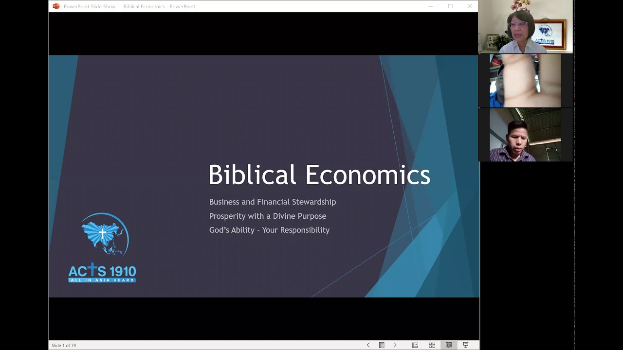 4.5 - 01 Biblical Economics CQ | LEAP Bible Program - YouTube