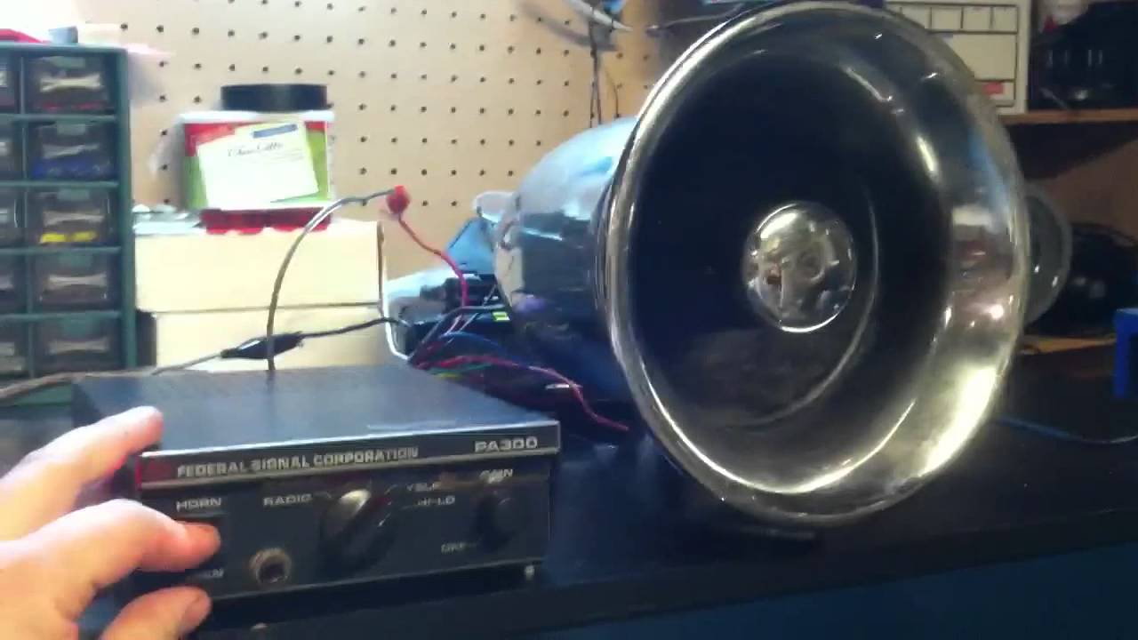 Federal Signal PA300 FDNY - YouTube