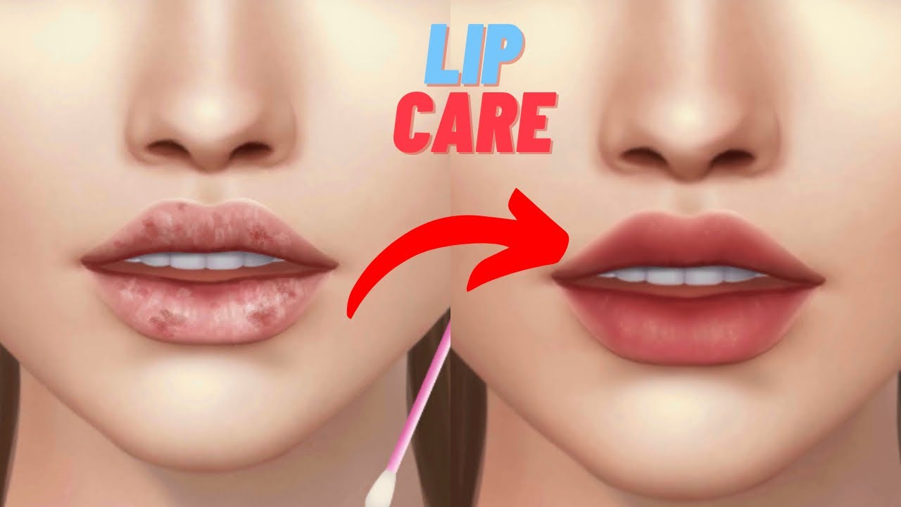 ASMR Lip Care And Treatment | Lip Care Routine Animation video #asmr # ...