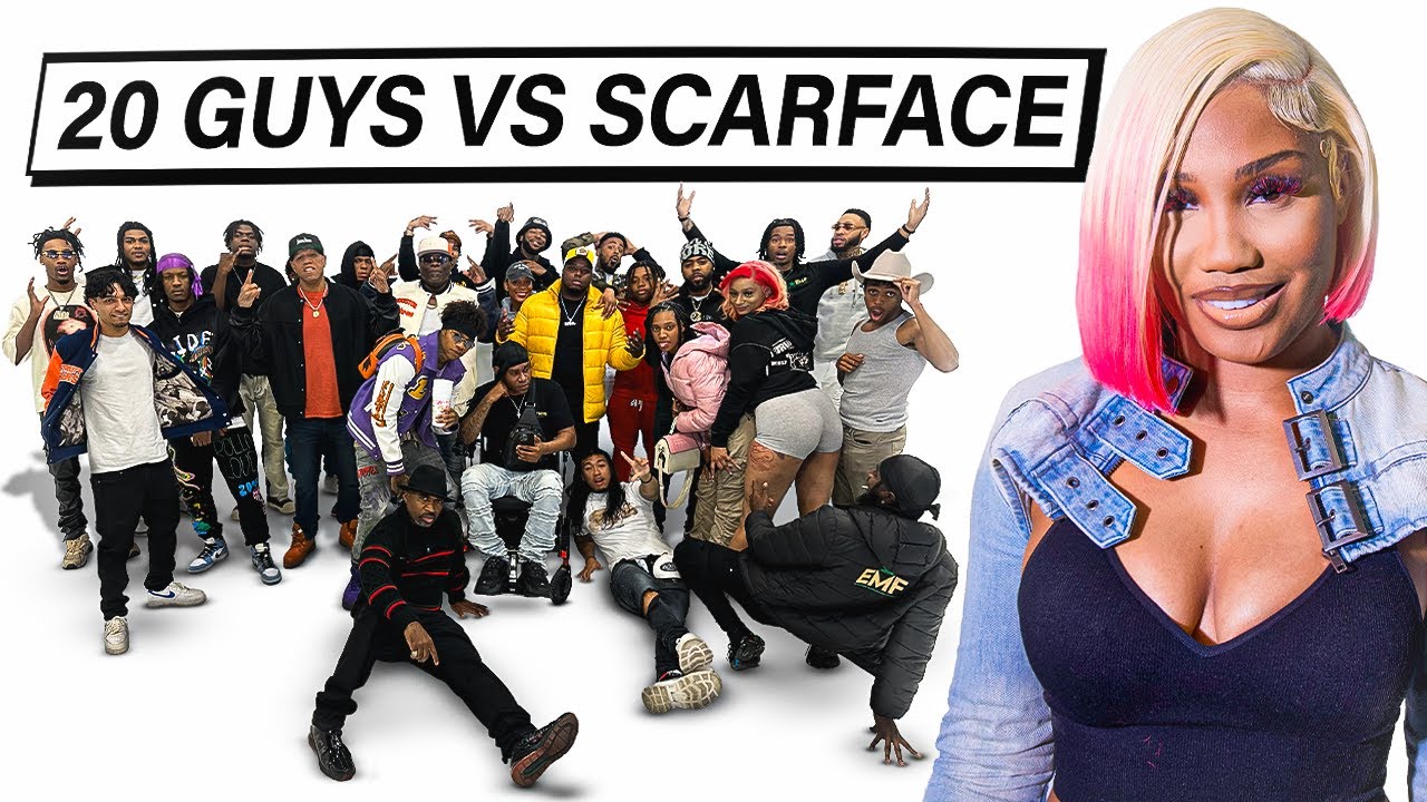 20 GUYS VS 1 REALITY STAR: SCARFACE “ET” - YouTube