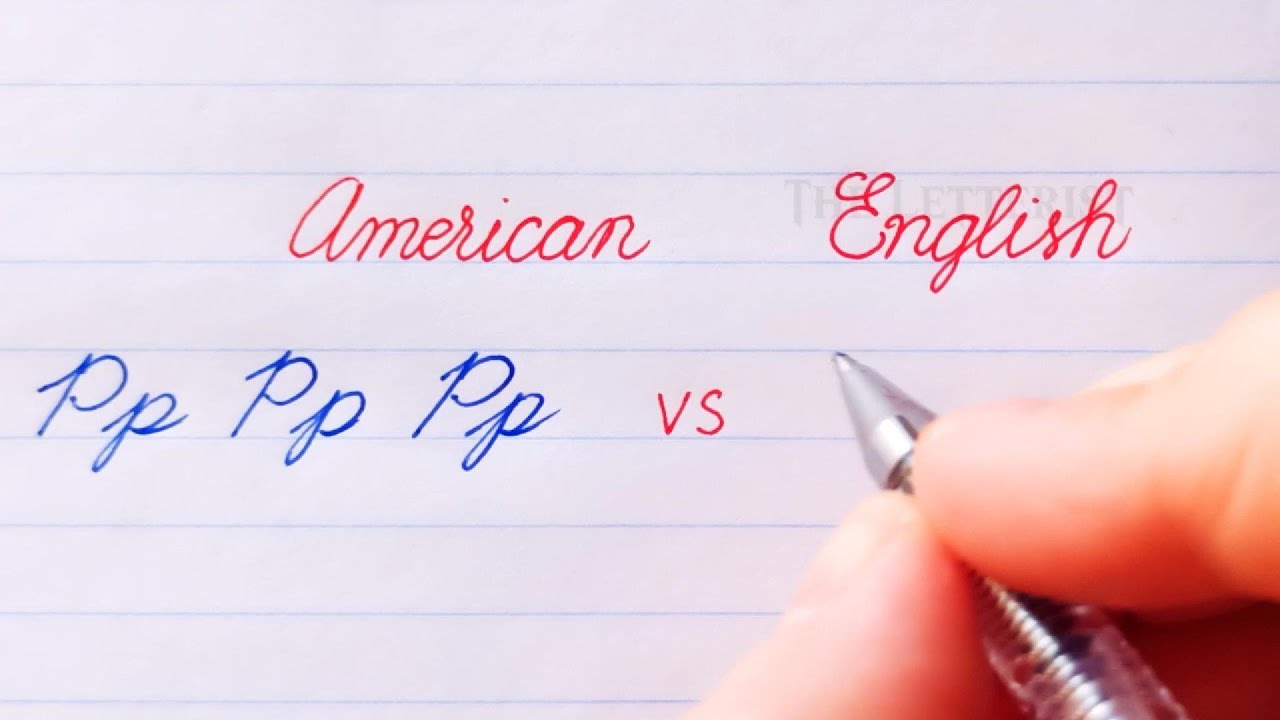 American vs English⚜Comparison of American and English alphabets⚜ ...