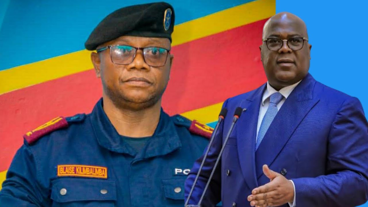 ⛔ LA POLICE : PREMIÈRE SORTIE DU GÉNÉRAL BLAISE MBULA AU CÔTE DU CHEF ...