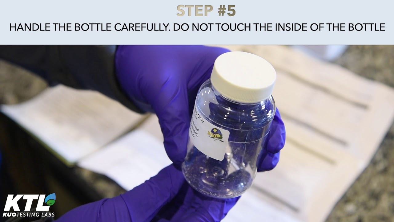 How to take a water sample - YouTube