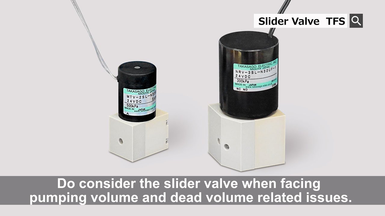 Solenoid-Driven Slider Valve - Takasago Fluidic Systems - YouTube