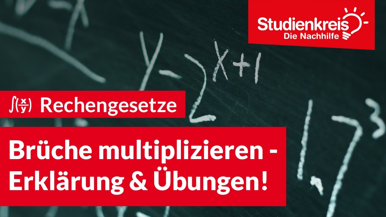 Brüche multiplizieren - Erklärung & Übungen! | Mathe verstehen mit dem ...