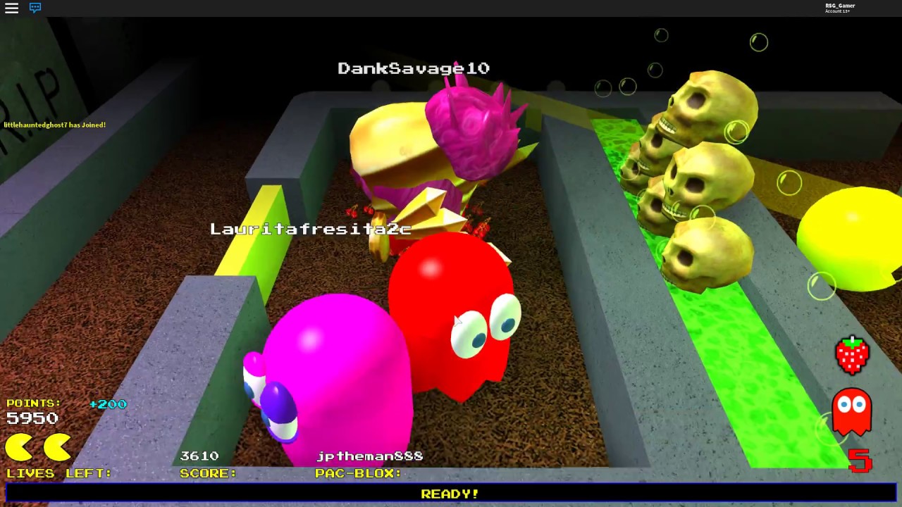 Roblox PacBlox Pacman - YouTube