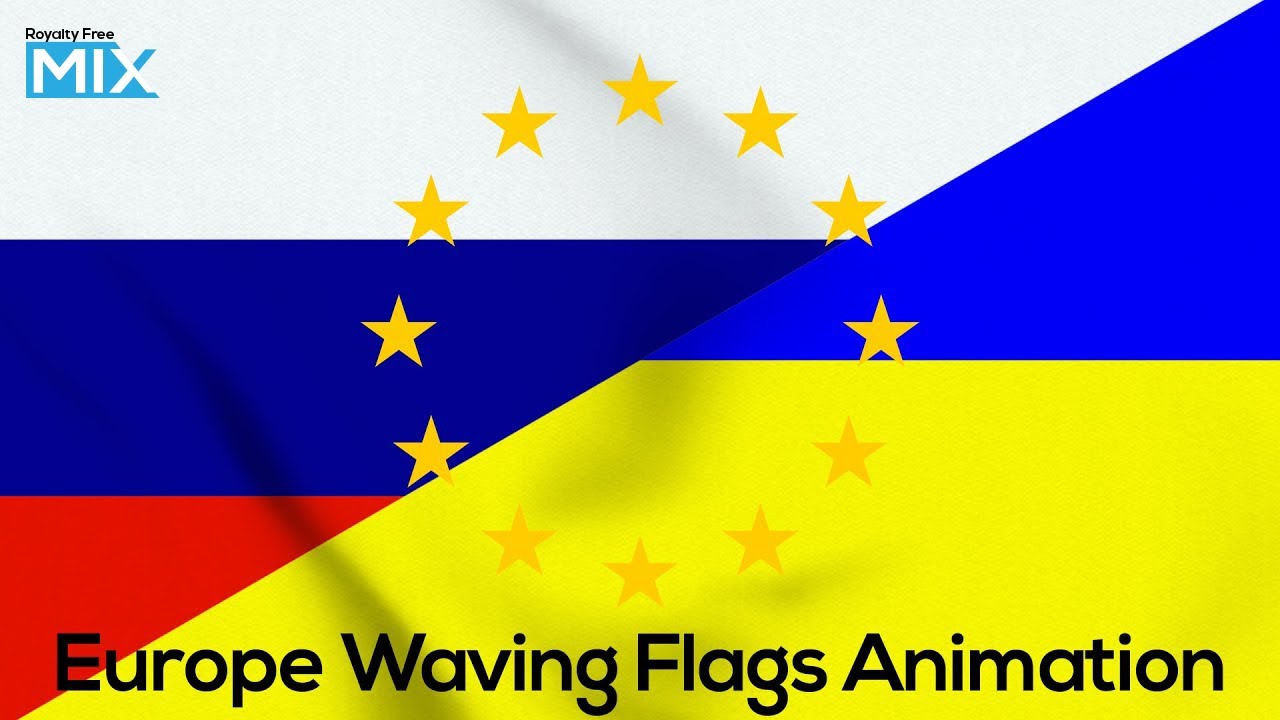 European Countries Waving Flags Realistic Animation - YouTube