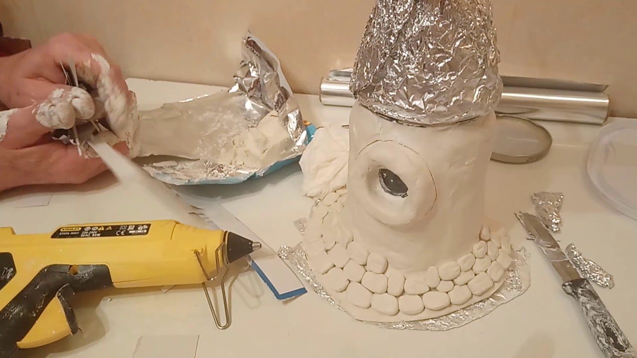 We made a mini elf house. DIY video - YouTube