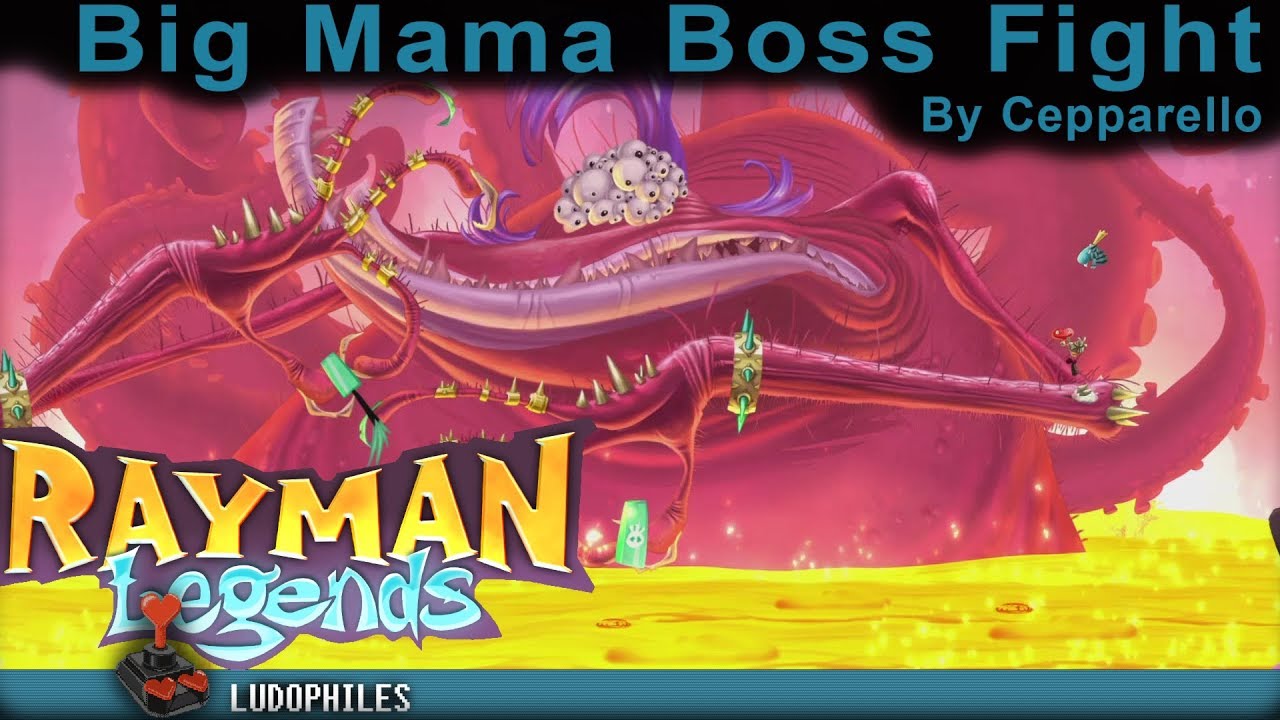 Rayman Legends - Nightmare Mama Boss Fight - YouTube