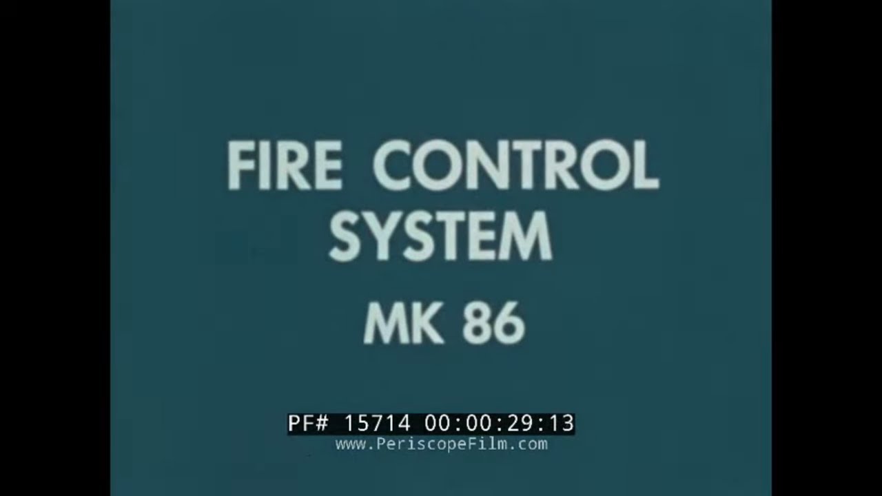 U.S. NAVY TRAINING FILM MARK 86 FIRE CONTROL SYSTEM MAINTENANCE ...