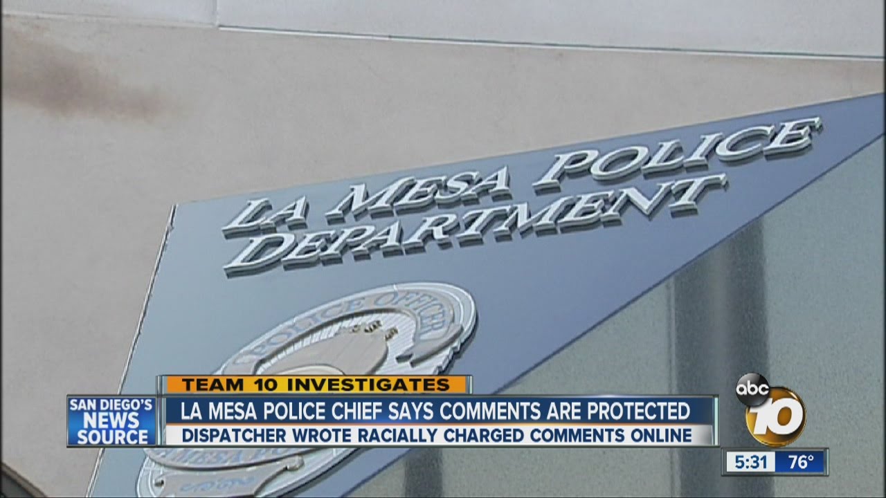 La Mesa police dispatcher not disciplined for comments in online news story - YouTube