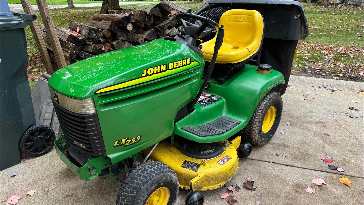John Deere LX255 all finished after sitting for 5 years - YouTube
