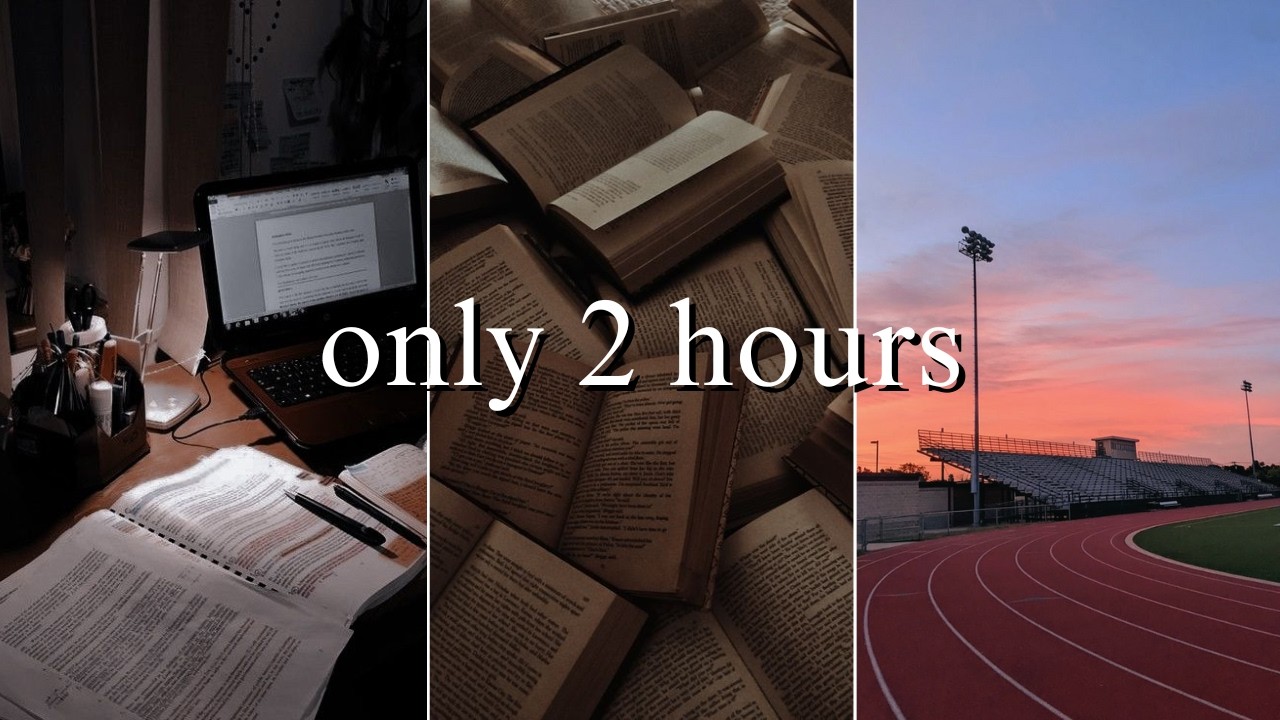 secret to studying ONLY 2 hours a day - YouTube