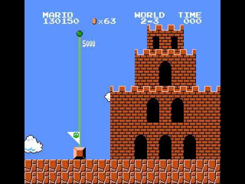 Super Mario Bros NES Cloud BG Layer - YouTube