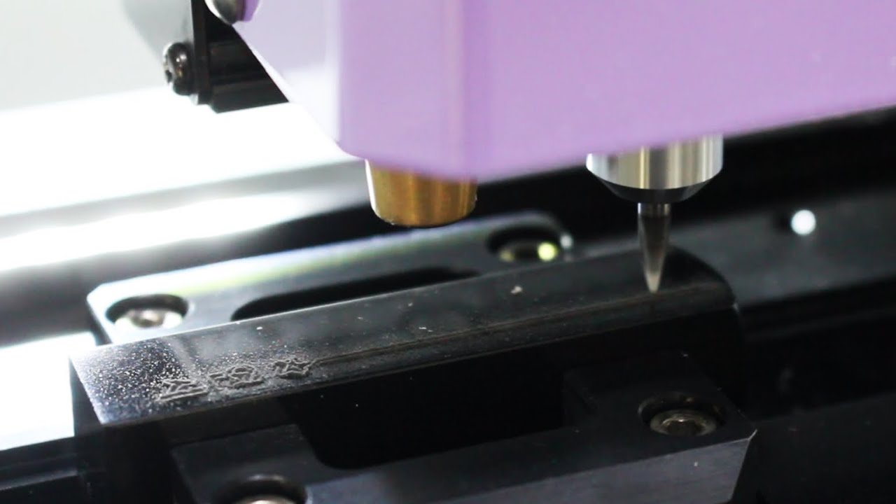 [TURBO-90] Stone stamp, CNC engraving machine - YouTube