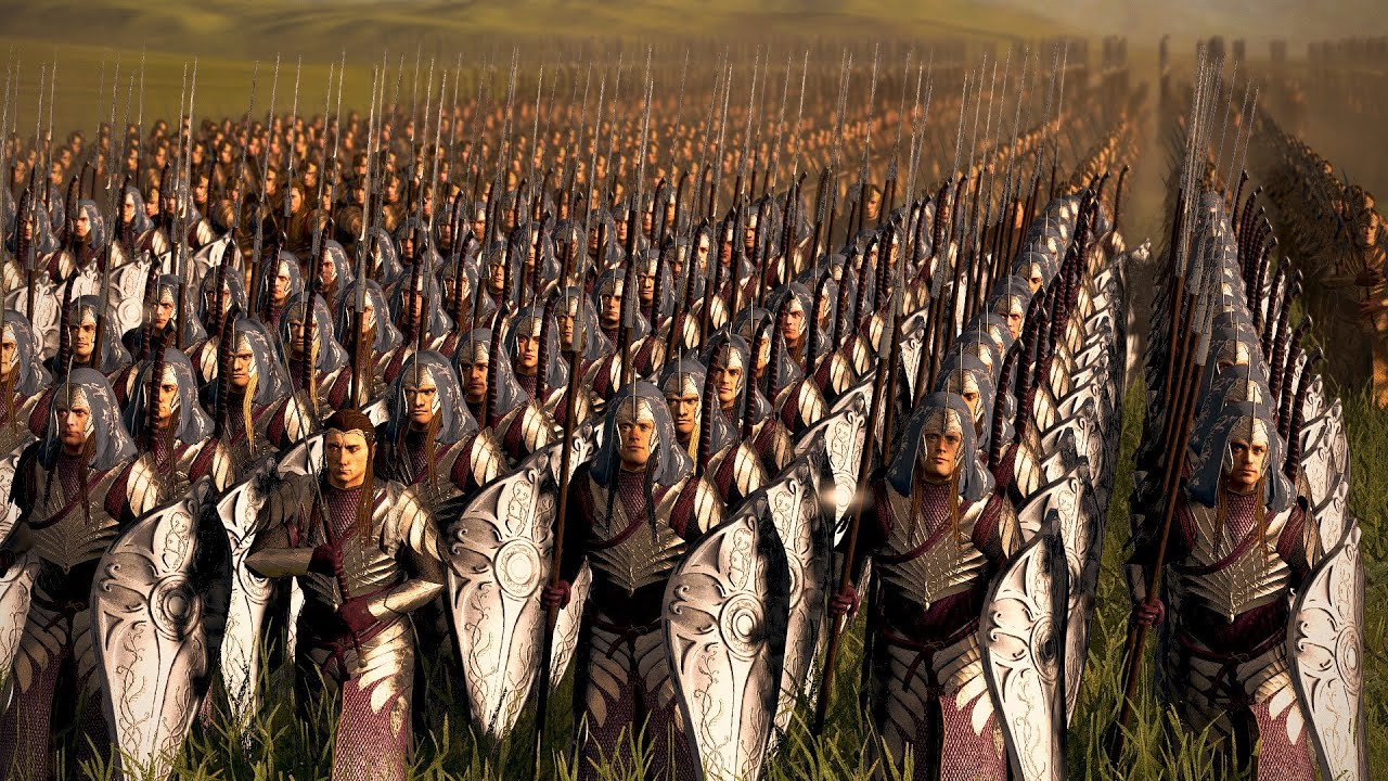 Lord of the Rings Cinematic Battle I Elves of Lothlórien vs Dol Guldur ...