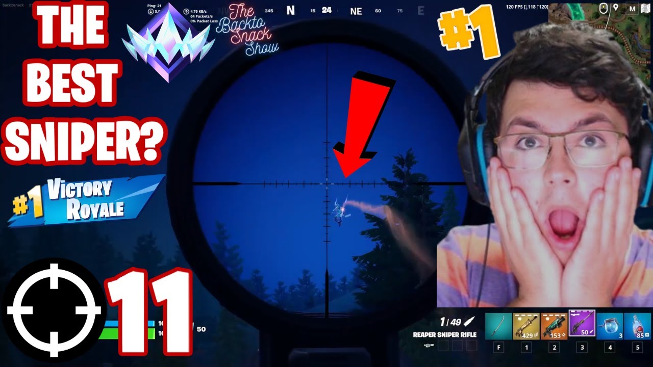 BEST FORTNITE ZERO BUILD SNIPER IN THE WORLD WINS GAME WITH 11 ...