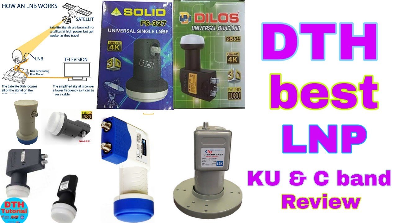 best DTH LNP Review KU band & C band in tamil / DTH Tutorial tamil - YouTube