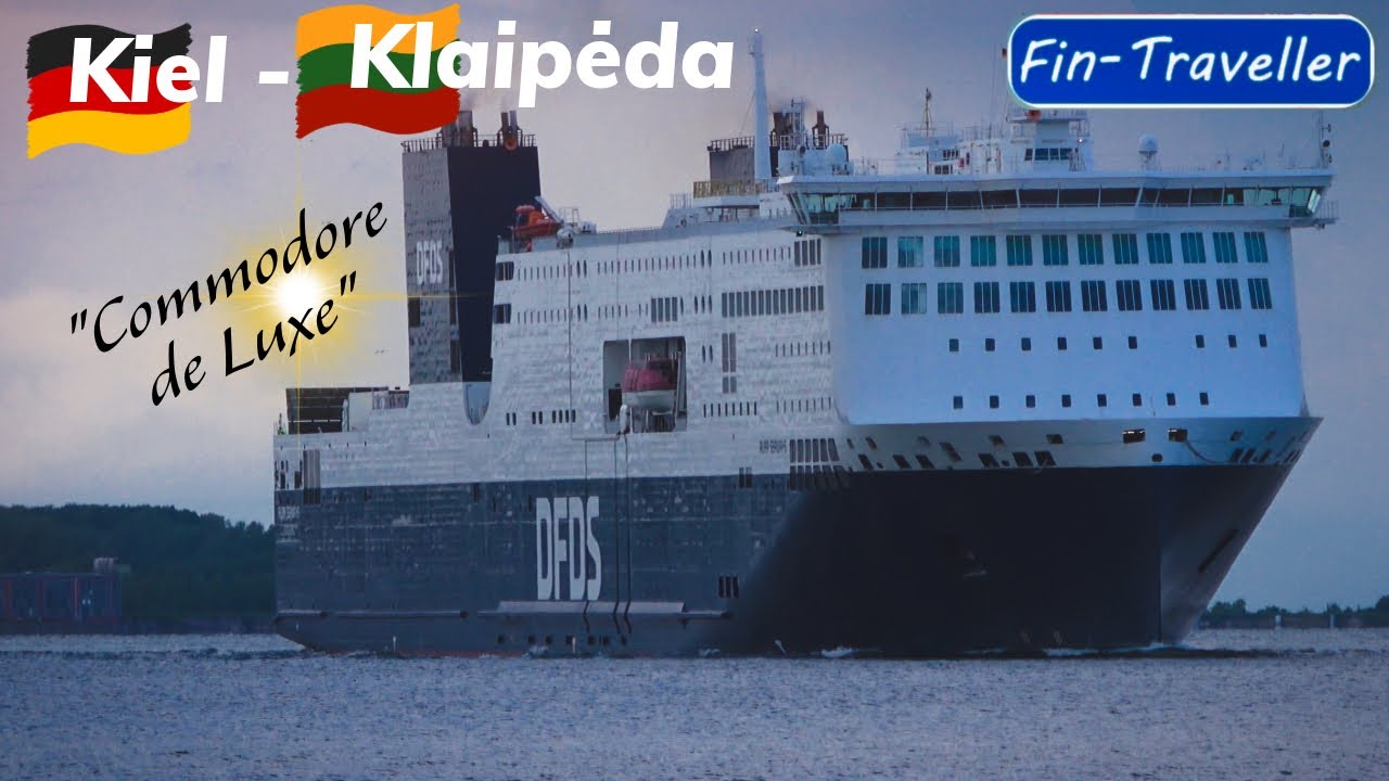 Kiel - Klaipėda DFDS Aura Seaways, Commodore De Luxe-Kabine, Litauen ...