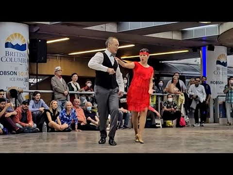 Beautiful Ballroom Dance | Robson Square Vancouver BC, Canada - YouTube