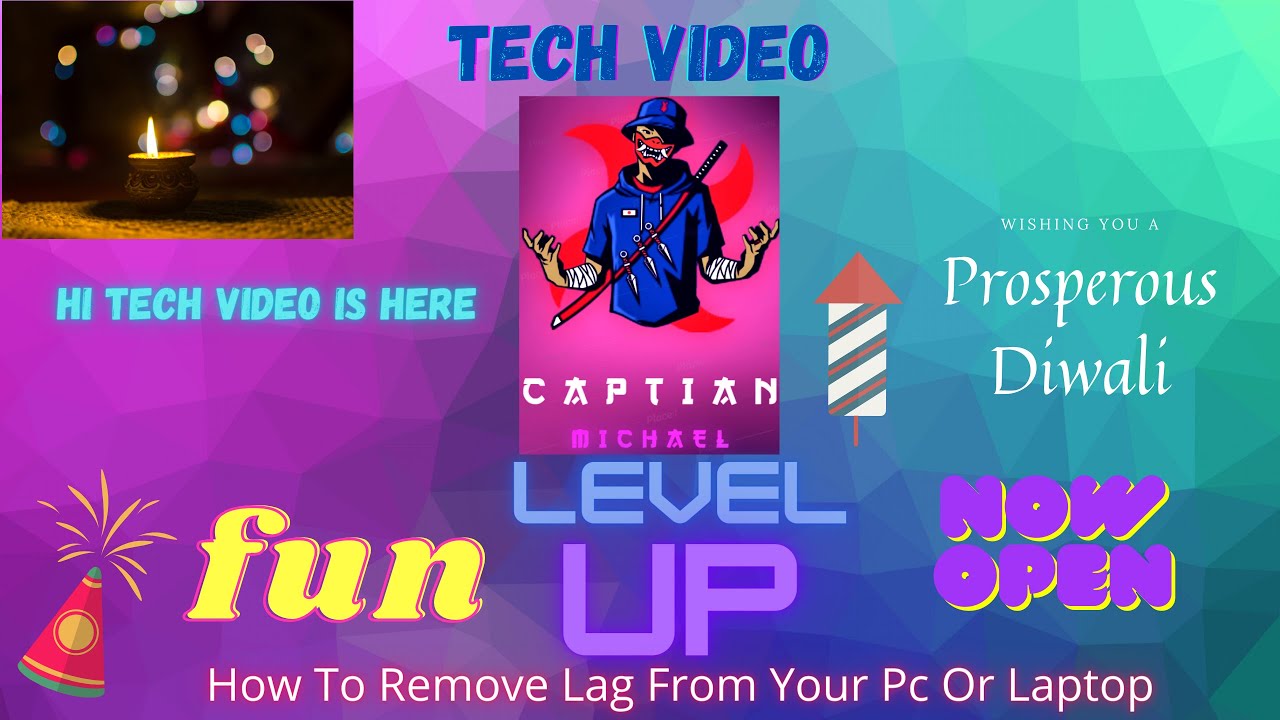 (Tech Is Here) How To Remove Lag From Your Pc Or Laptop. Happy Diwali ...