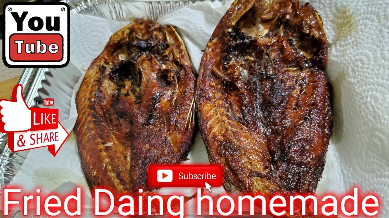Fried Daing homemade - YouTube