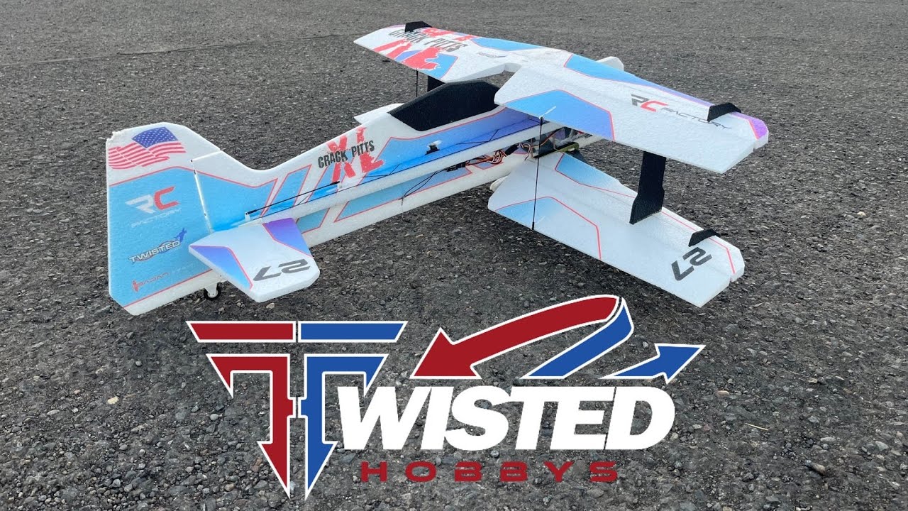 Twisted Hobbys Crack Pitts XL Sunset Flight - YouTube