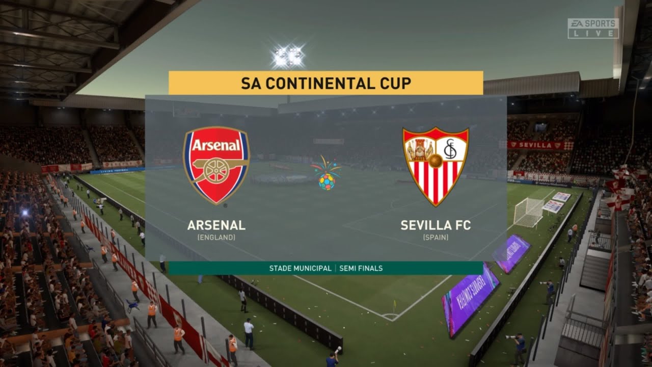 FIFA 21 | Career | Season 1 | Friendly Match | Arsenal FC vs. Sevilla ...