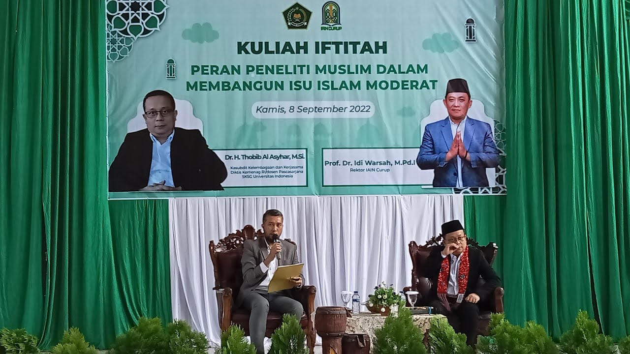 Kuliah Iftitah "Peran Peneliti Muslim Dalam Membangun Isu Islam Moderat ...