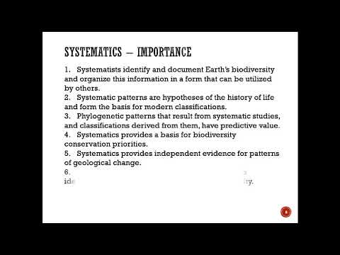 IMPORTANCE OF PLANT SYSTEMATICS (SLIDES) - YouTube
