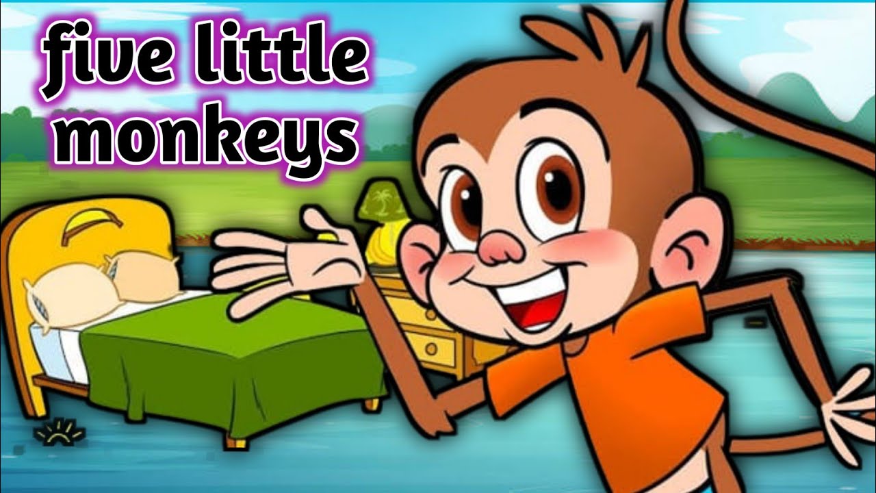 Five Little Monkeys Poem | Prenursery Rhyme | Five Little Monkeys ...