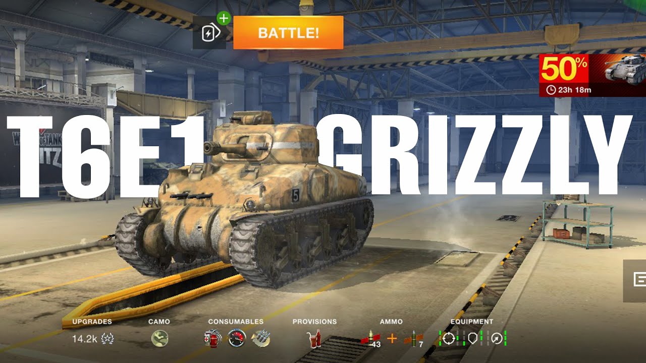 World of Tanks Blitz: Gameplay Game Perang Tank - T6E1 GRIZZLY [PC HD ...