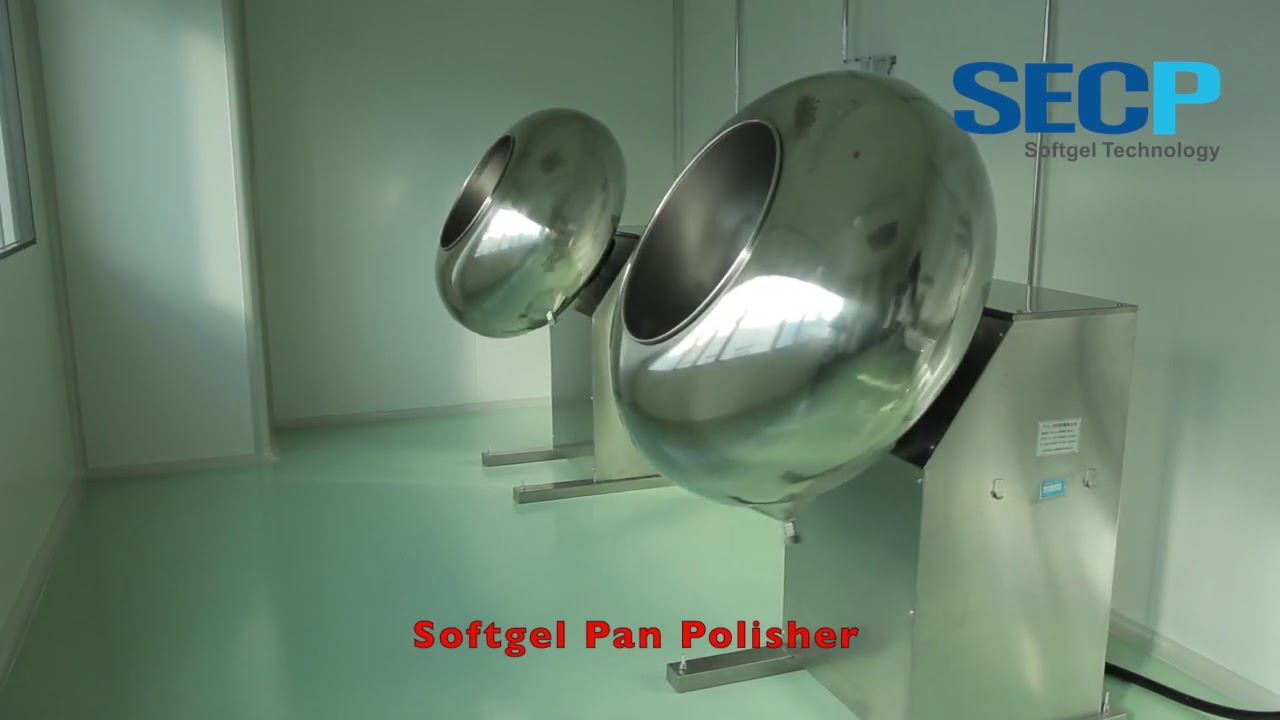 Pan Polisher for Softgel capsule with alcohol, explosion-proof ...