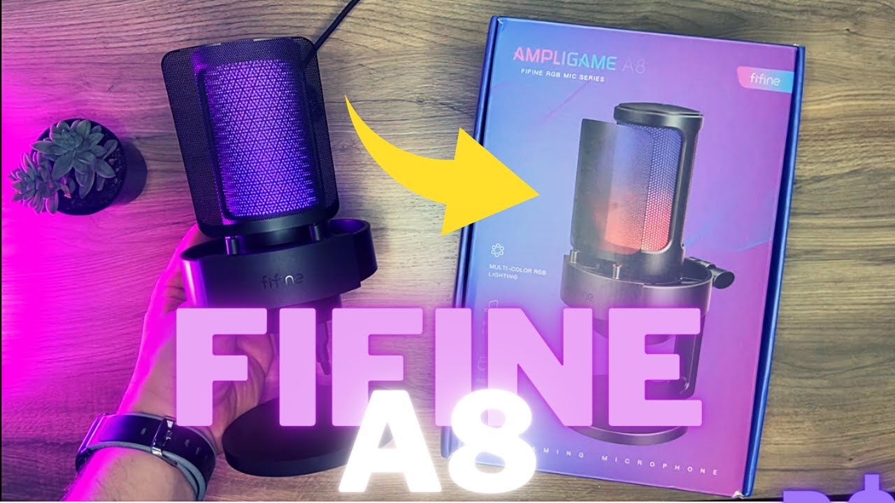 Você PRECISA desse MICROFONE no seu SETUP - FIFINE A8 - YouTube