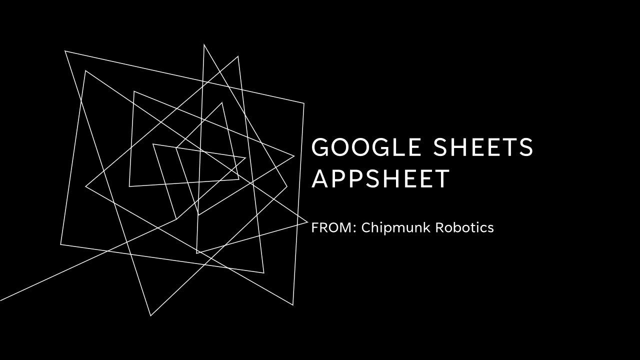 8. Build an AppSheet App with Google Sheets - YouTube