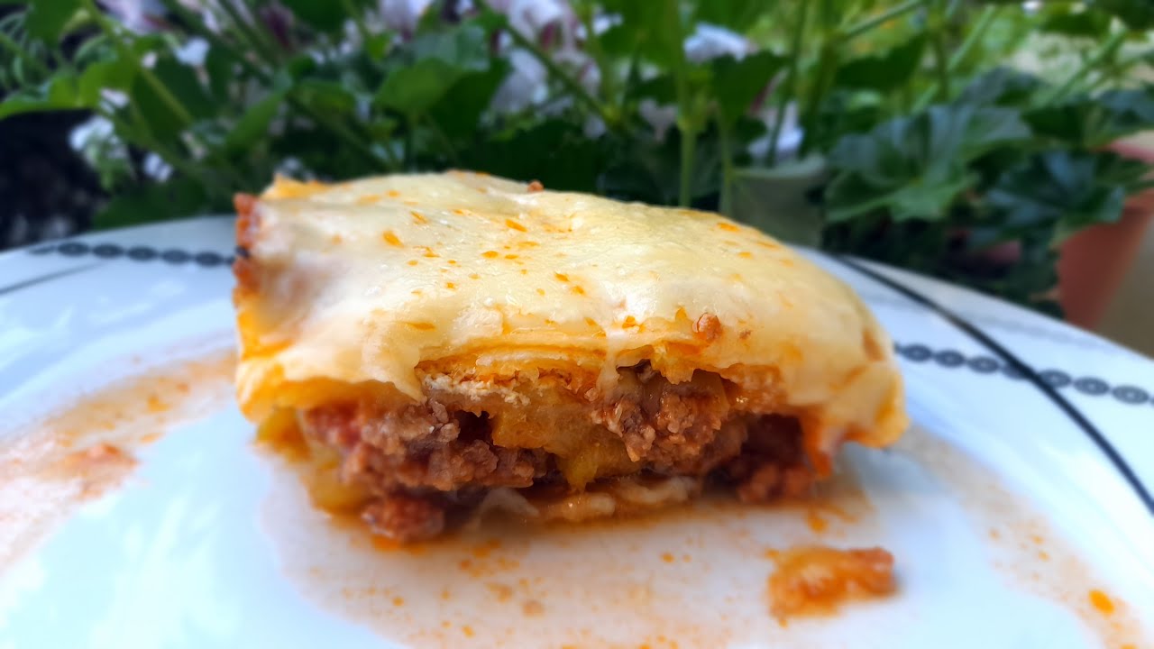 Keto musaka - Musaka sa tikvicama/Keto moussaka - Moussaka with ...