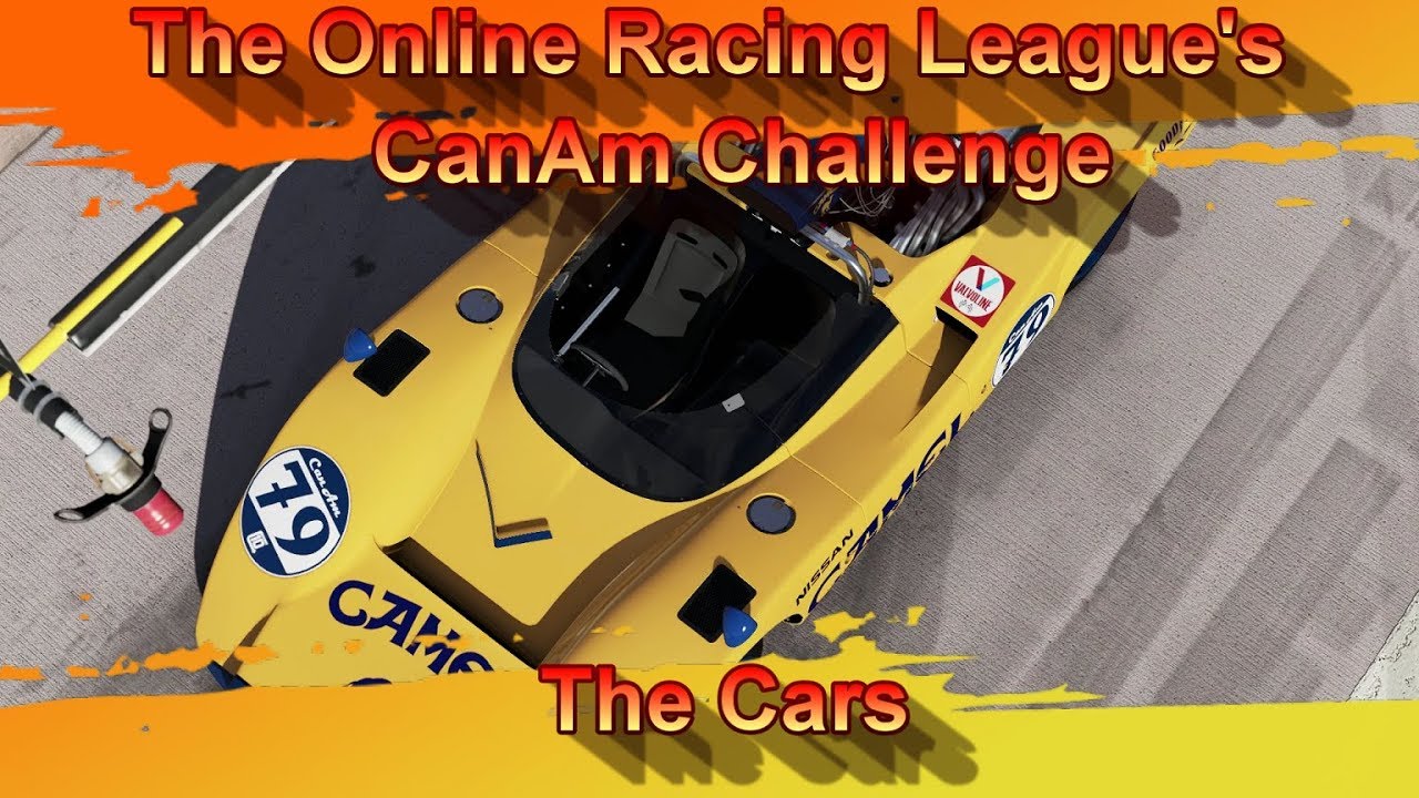 The Online Racing League's - CanAm Challenge- The Cars - YouTube
