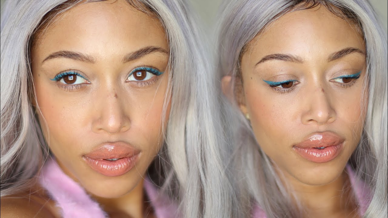 "Pop of Color" 5 Minute Makeup | Jaleesa Moses - YouTube