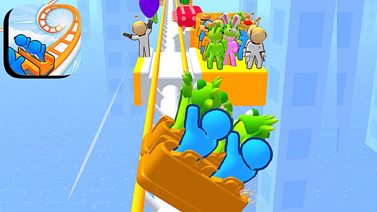 Runner Coaster - All Levels Gameplay Android,ios (Levels 107-108) - YouTube