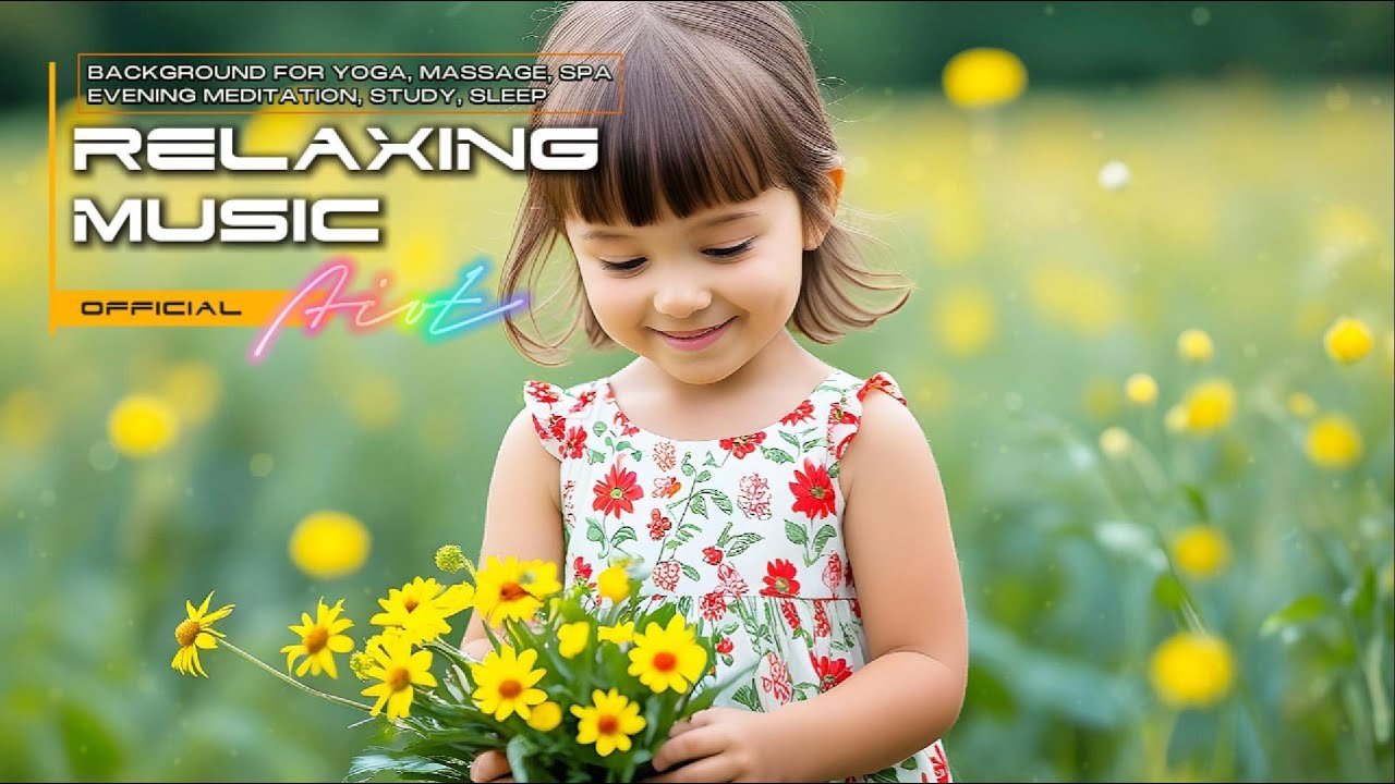 Relaxing Music | AIOT 🌿 Relaxing Meadow with Ambient Nature Sounds and ...