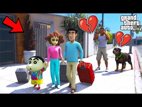Shinchan And Family Left Franklin House In GTA 5! (Very Emotional Video)