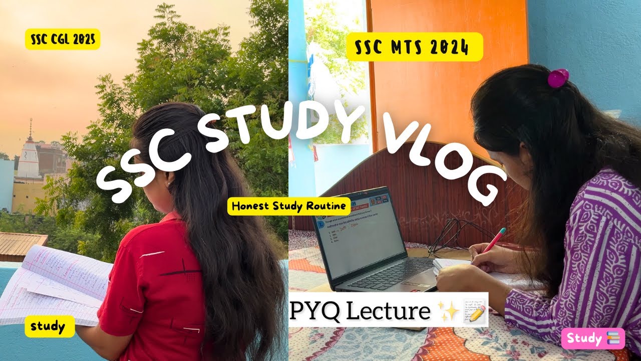 SSC CGL/MTS 2024 📝😢SSC Study Vlog ssc cgl 2025 |ssc cgl aspirant | # ...