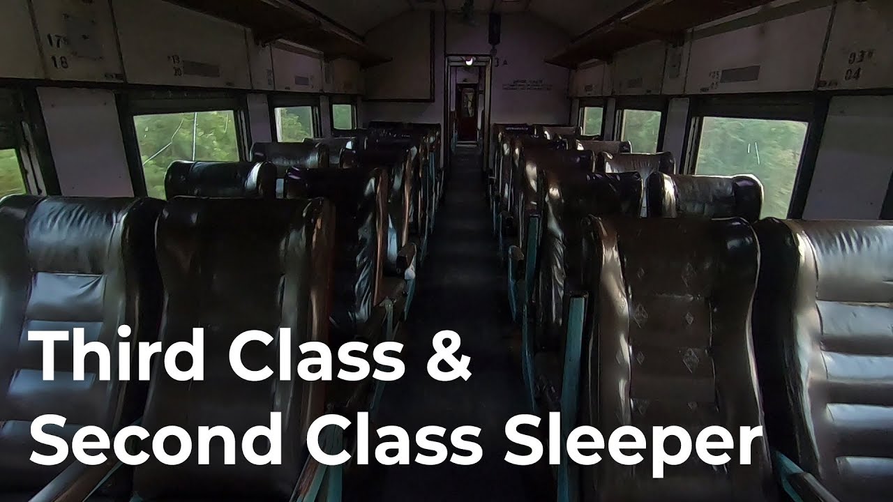 2nd Class Sleeper and 3rd Class Sleeper in Sri Lanka Railways - YouTube