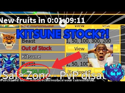 BLOX FRUITS: KITSUNE STOCK?! - YouTube