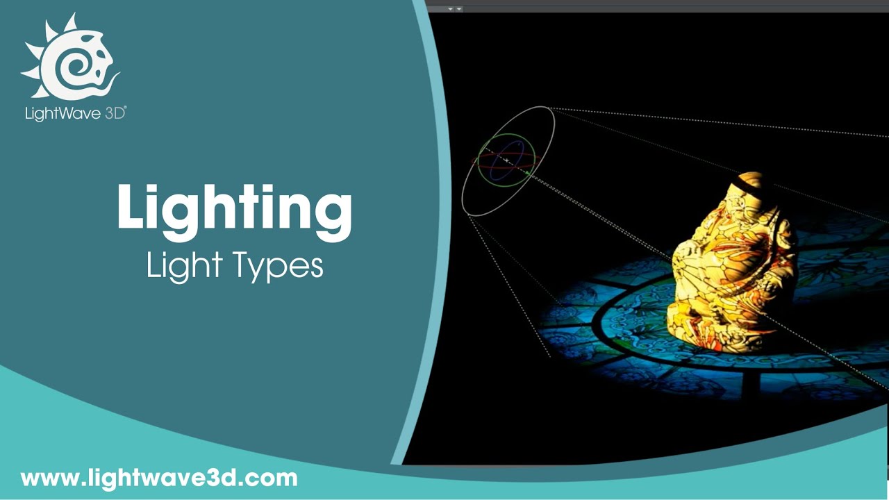 Lightwave 3D Light Types - YouTube