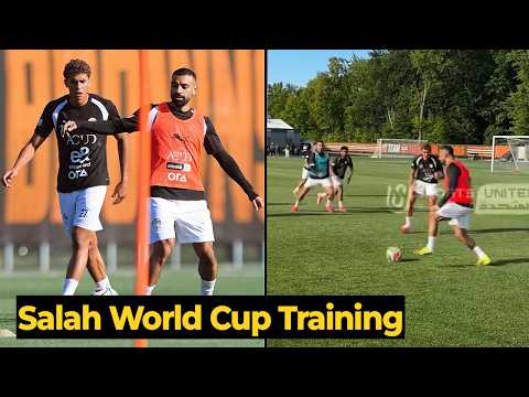 Mo Salah STORMS into Egypt first training for 2026 World Cup!