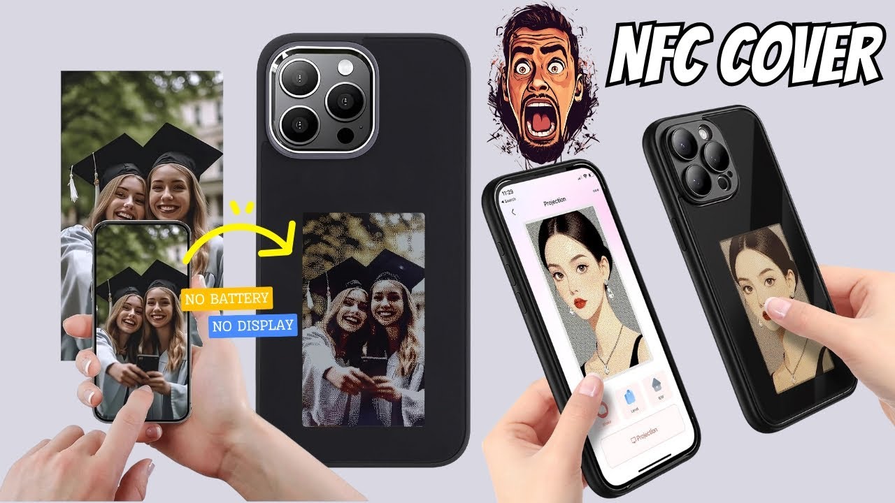 NFC BACK COVER | WHAT IS NFC? | HOW NFC WORK | S24Ultra IPHONE 15 Pro # ...